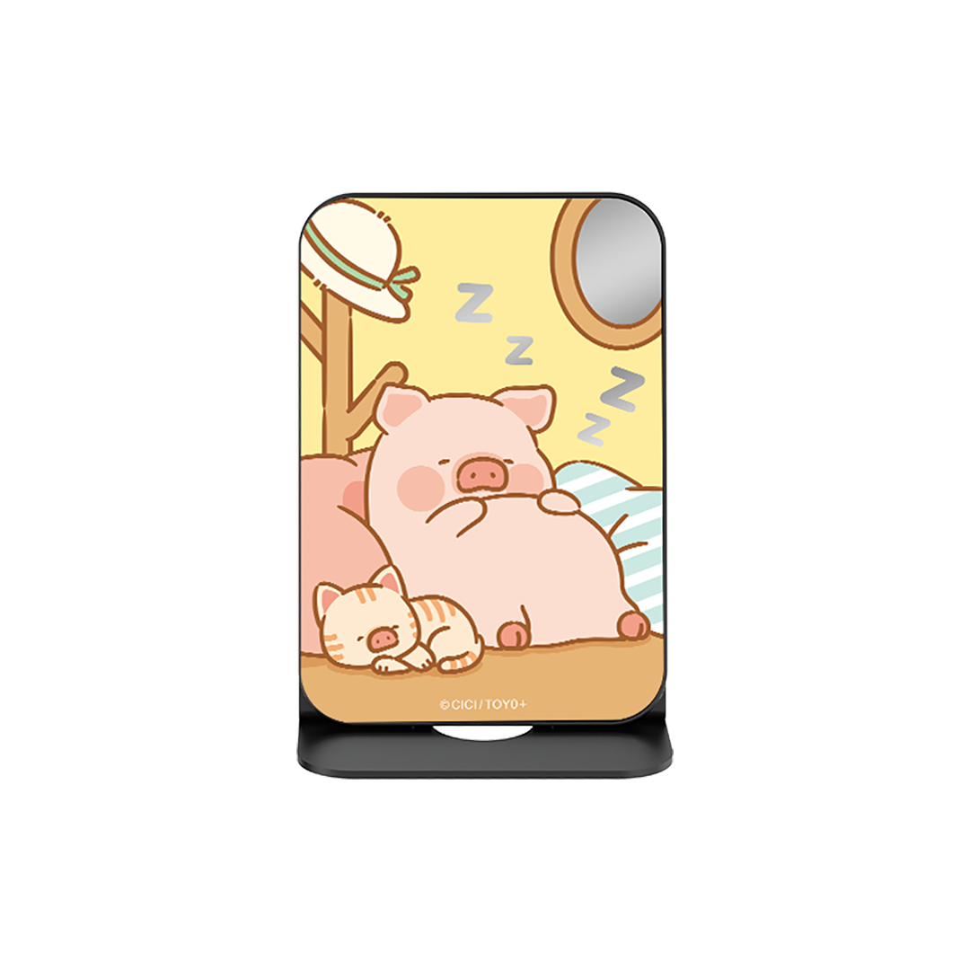 Sleepy Piggy Lulu the Piggy Wallet Magsafe Stand Cover By Casebang